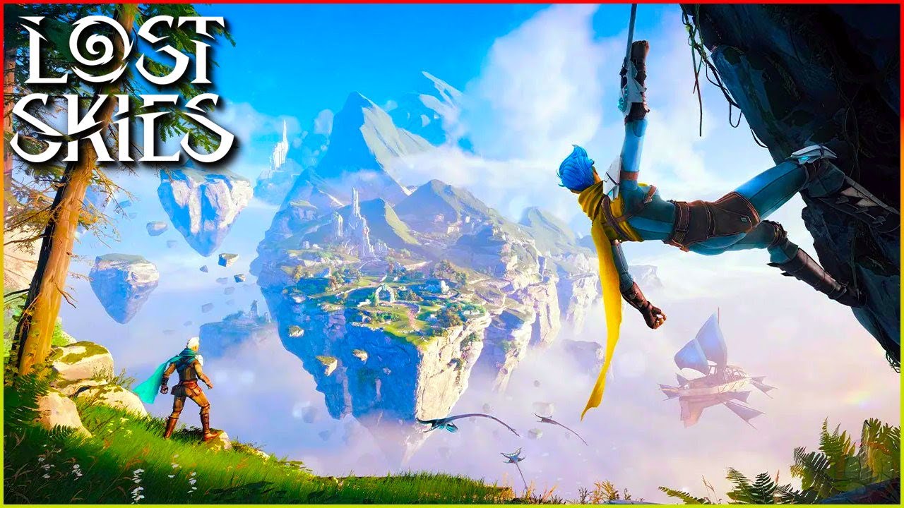 Day 1 in This NEW Open World Craft Build Survival Game - Lost Skies ...