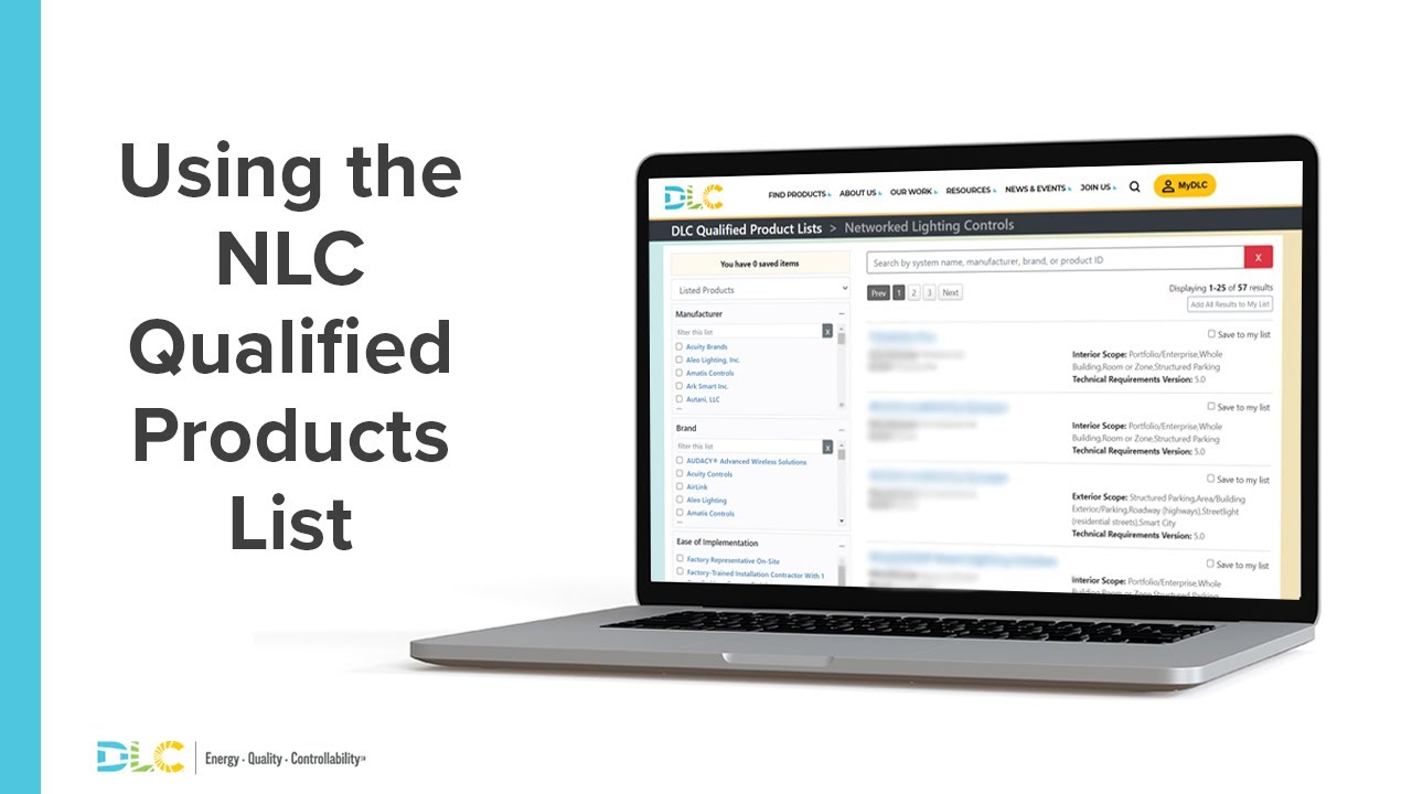 DLC Networked Lighting Controls QPL Walkthrough - YouTube