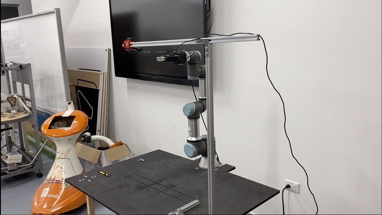 Conexión del Robot UR3 y la pinza Robotiq 2F-85 para el control con ROS - YouTube