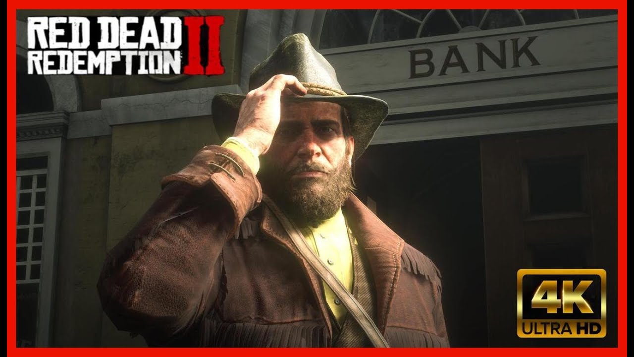 THE GREAT BANK ROBBERY [ 4K HDR ] RED DEAD REDEMPTION 2 # ...