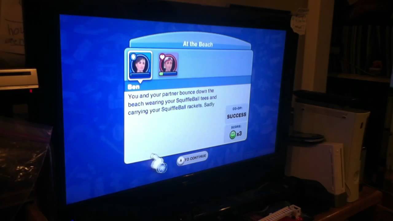 The sims 3 Wii multiplayer gameplay - YouTube