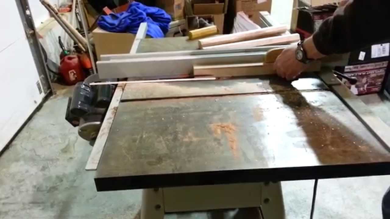 Table Saw Operation - YouTube