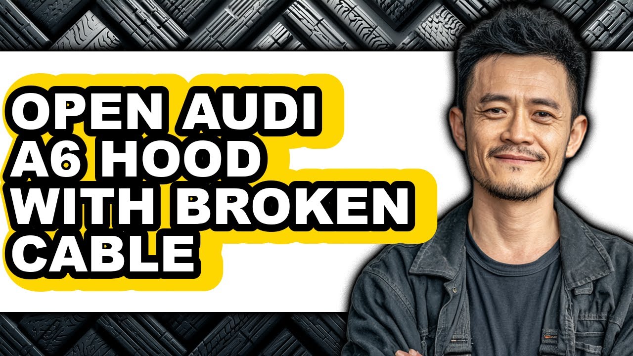 How To Open Audi A6 Hood With Broken Cable (Full Guide) - YouTube