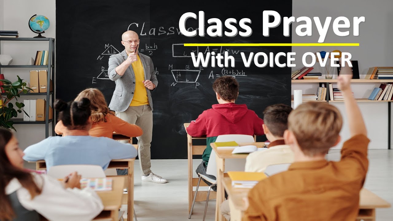 1Opening Prayer for Class , Prayer Online Class with Voice Over, Class ...