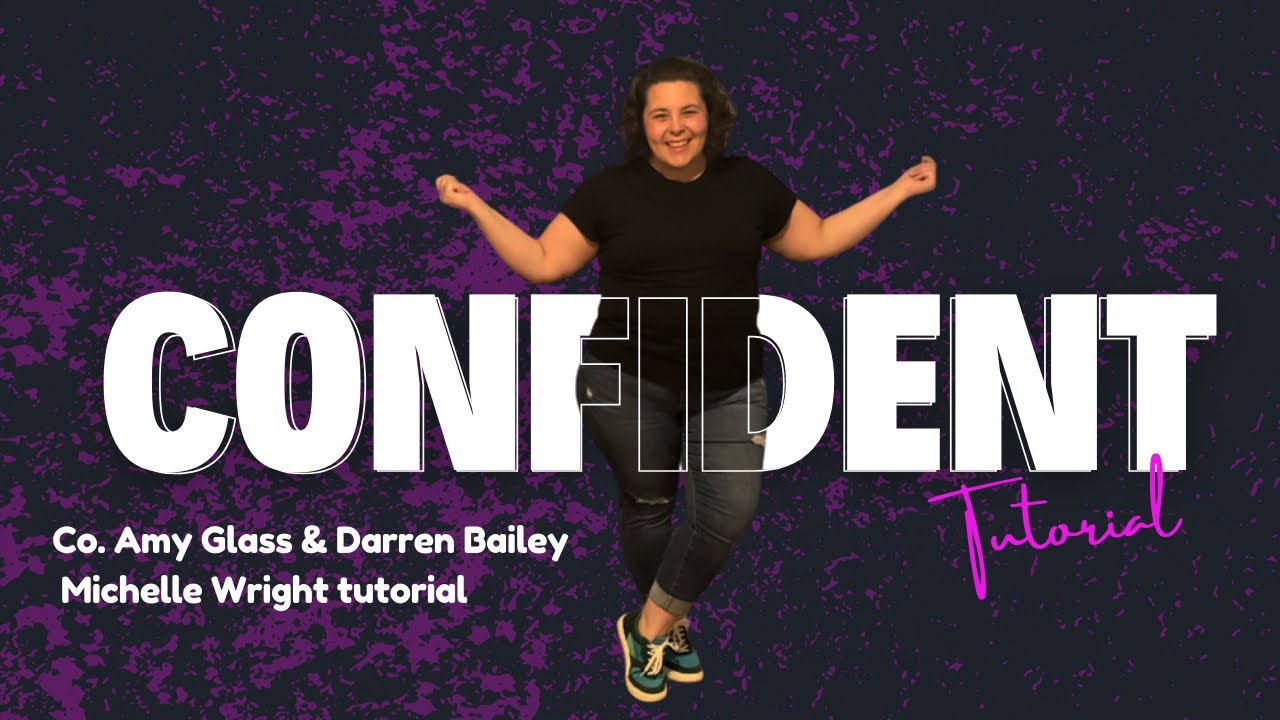 Confident line dance tutorial Phrased Intermediate choreography by Amy Glass & Darren Bailey ...