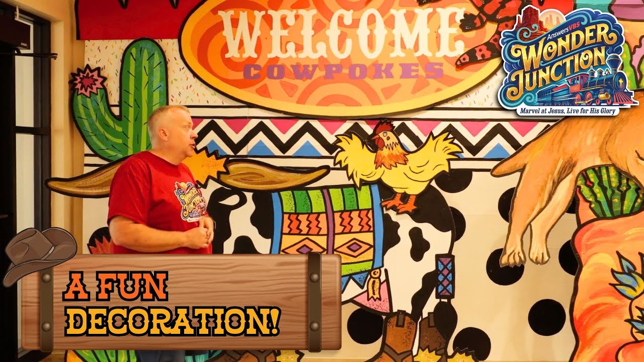 New Welcome Zone! | Wonder Junction VBS: Decorations - YouTube