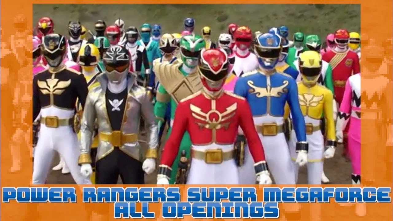 All POWER RANGERS SUPER MEGAFORCE Openings | Henshinformation - YouTube