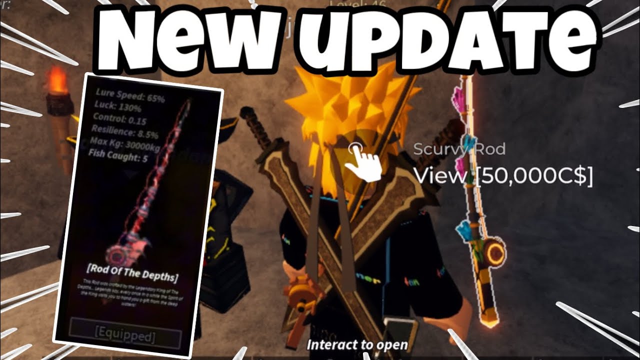 NEW ROD OF THE DEPTHS + HOW TO FIND NEW SCURVY ROD | Fisch - YouTube
