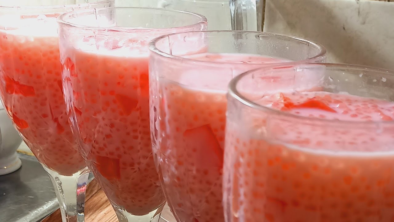 Special Drink for Ramazan/ condense milk/jelly /sago dana /how to make ...