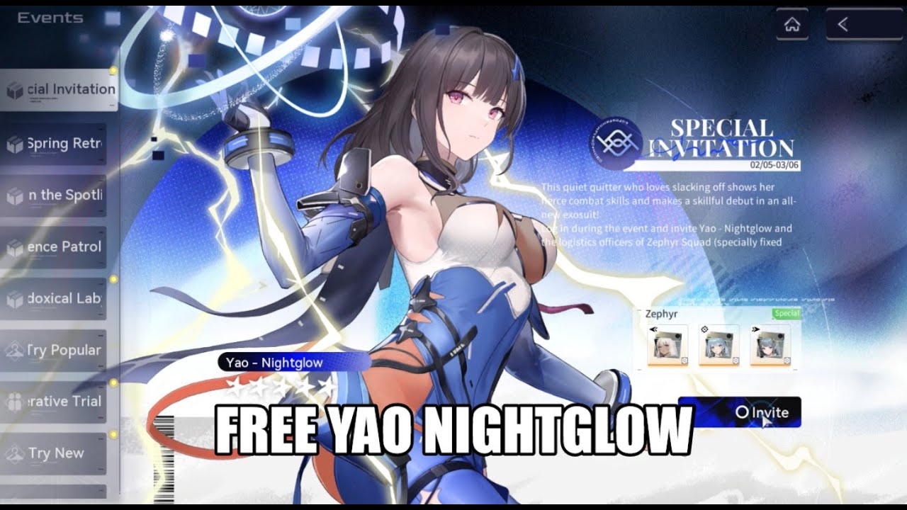 Free Yao Nightglow | Snowbreak Containment Zone - YouTube