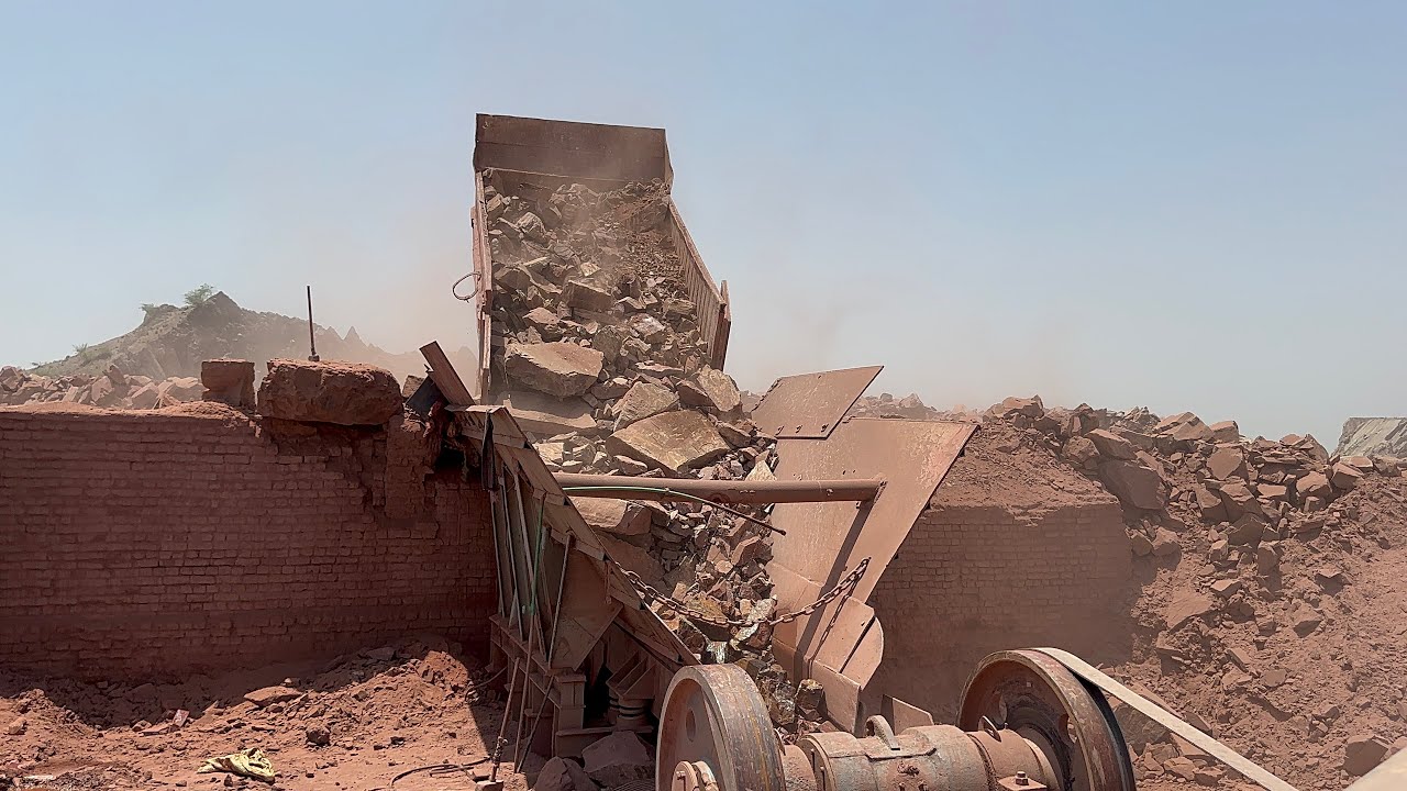 Amazing Quarry Primary Rock Crushing Machine Working | Satisfying Rock ...