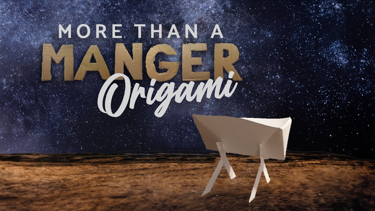 Origami Manger Instruction Video - YouTube