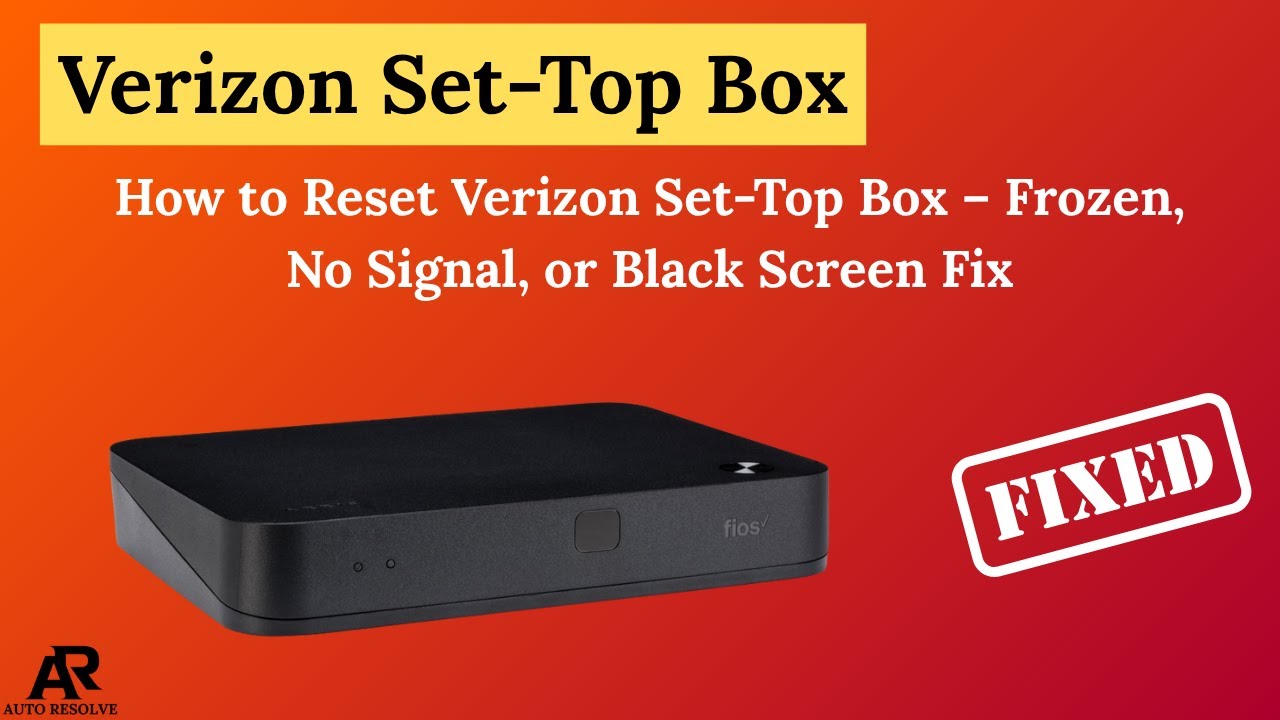 Verizon Set Top Box Exchange