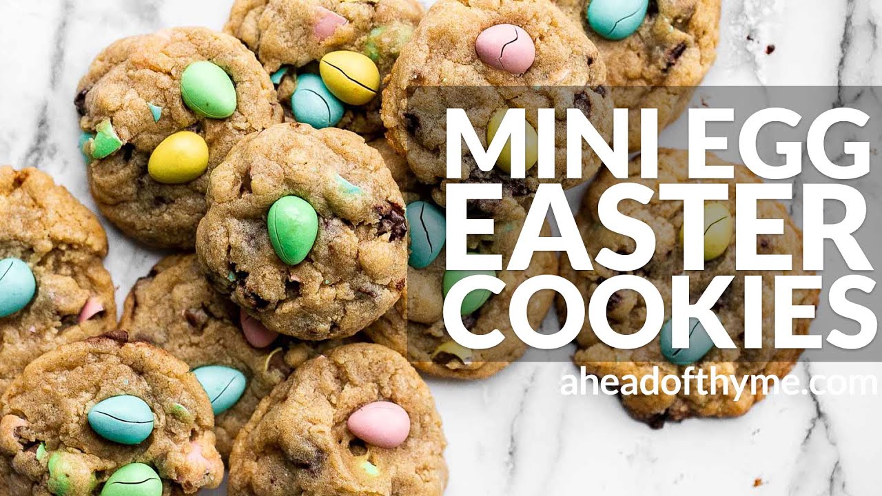 Mini Egg Easter Cookies - YouTube