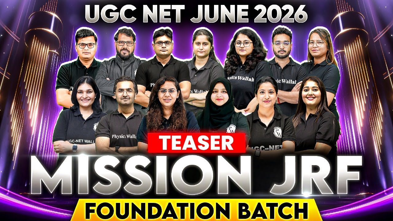 🔥 UGC NET 2026 Teaser Out Now! | Join the Ultimate JRF Foundation Batch ...