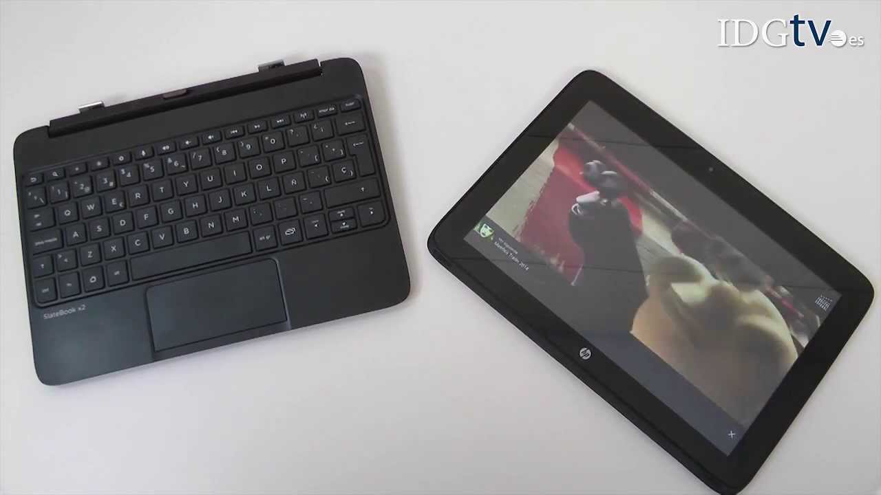 HP SlateBook x2 español | Análisis de tablet con teclado - YouTube