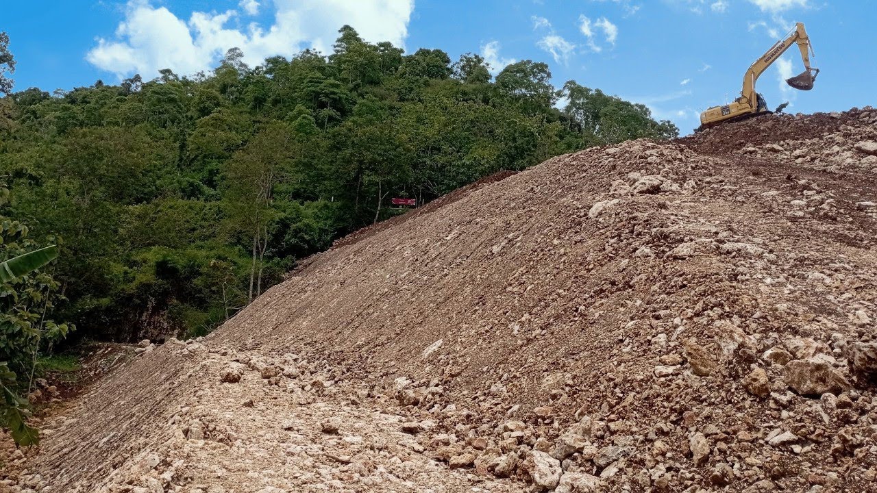 Cara Membuat Slope / Lereng Menggunakan Excavator. - YouTube