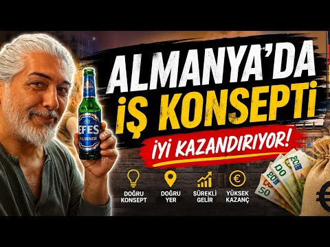 Almanya'da iş konsepti..iyi kazandırıyor..