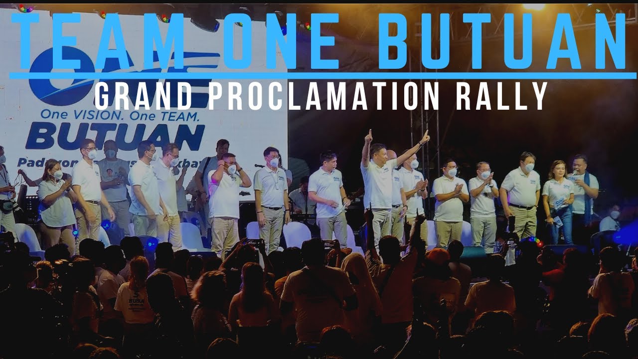 TEAM ONE BUTUAN GRAND PROCLAMATION RALLY 3/25/2022 (mobile mode) - YouTube