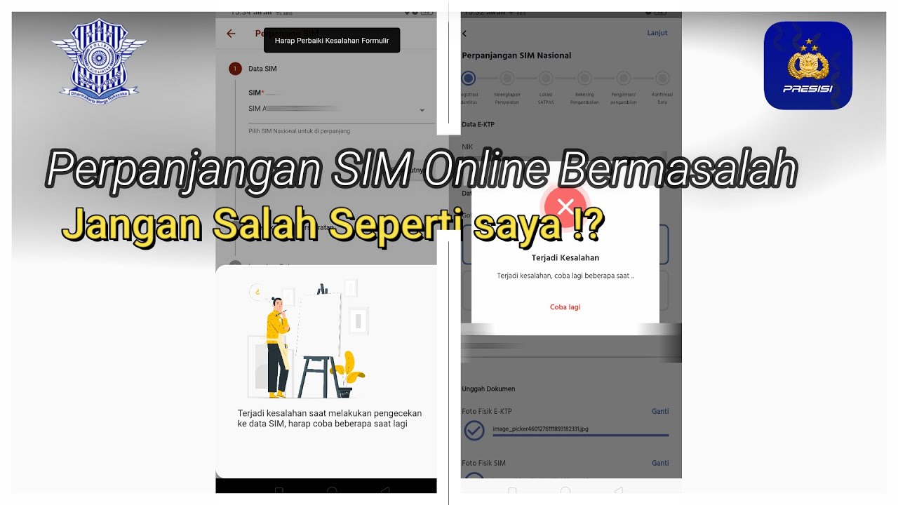 Perpanjangan Sim Online Bermasalah. jangan seperti saya ,sudah Salah ...