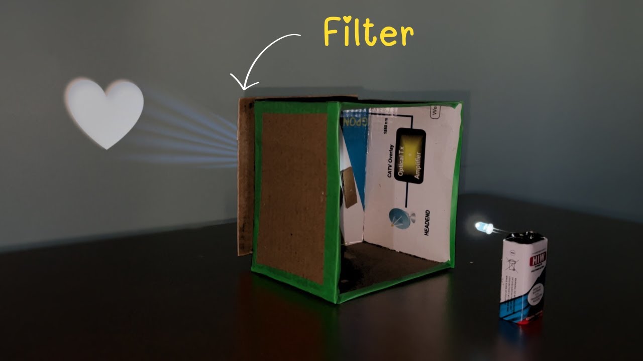 DIY Light Projector: Create Stunning Shapes on Your Wall - YouTube