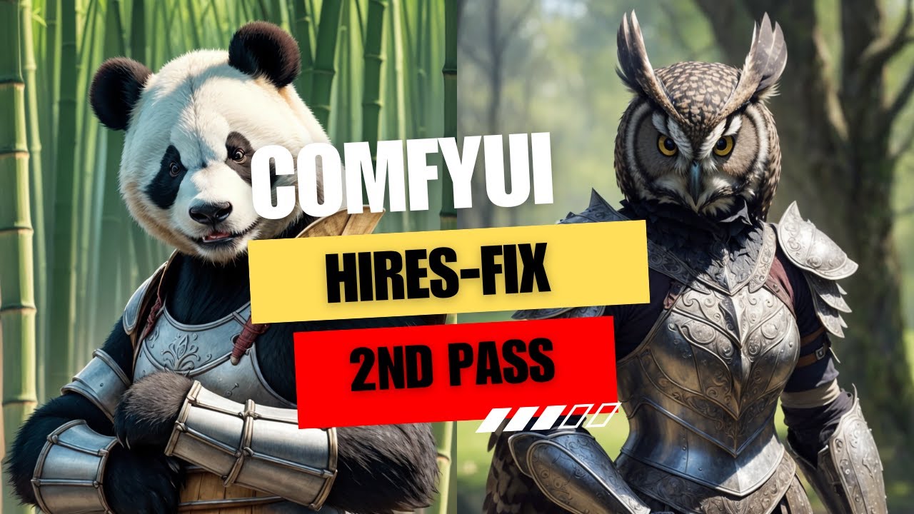 ComfyUI 2-Pass | Hires Fix: Your Secret Weapon for Stunning ComfyUI ...