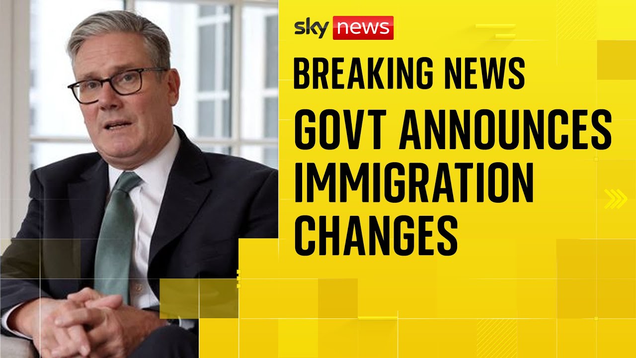 Starmer's immigration changes to end 'golden ticket' to UK - YouTube