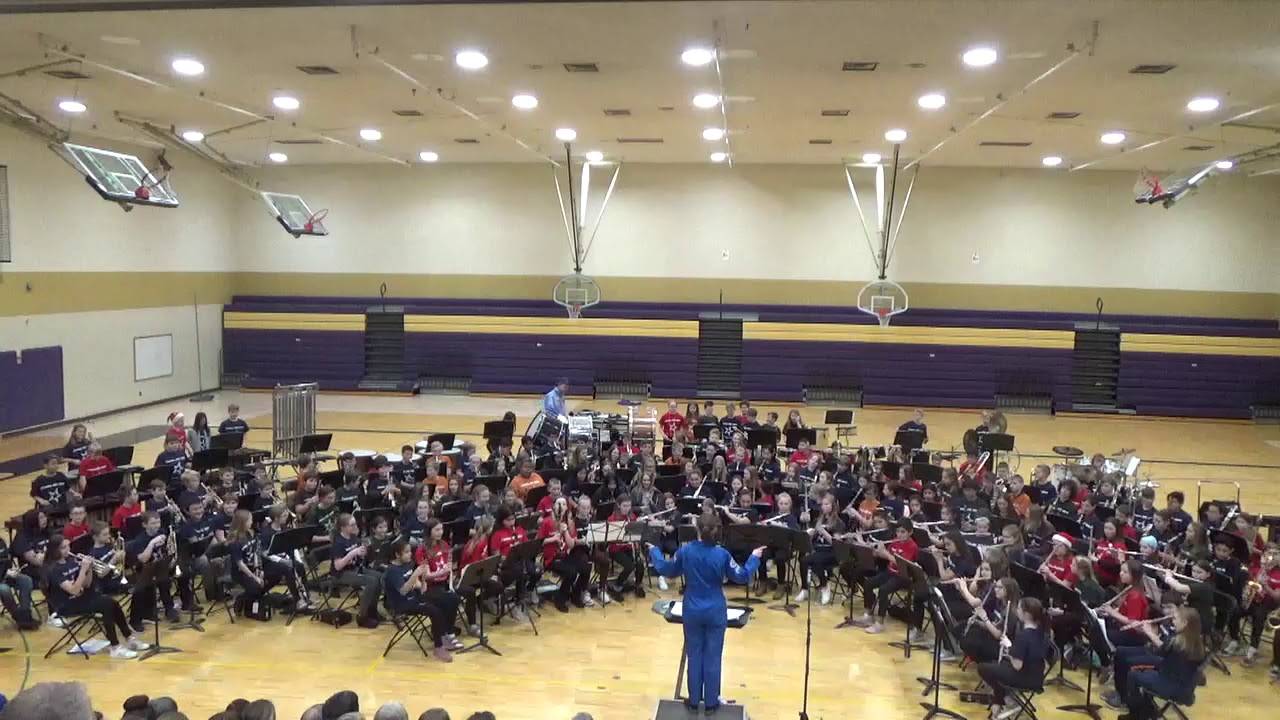Chaska Middle School West 6th Grade Winter Band Concert 2019 - YouTube
