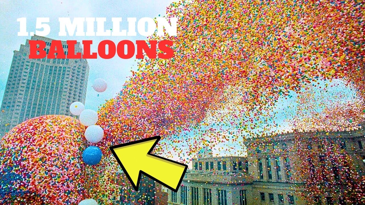 Man Releases 1.5 Million Balloons in Cleveland—You Won’t Believe What ...