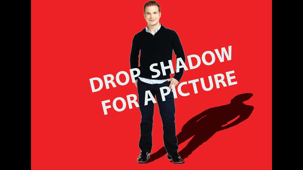 How to create shadow for a picture - YouTube