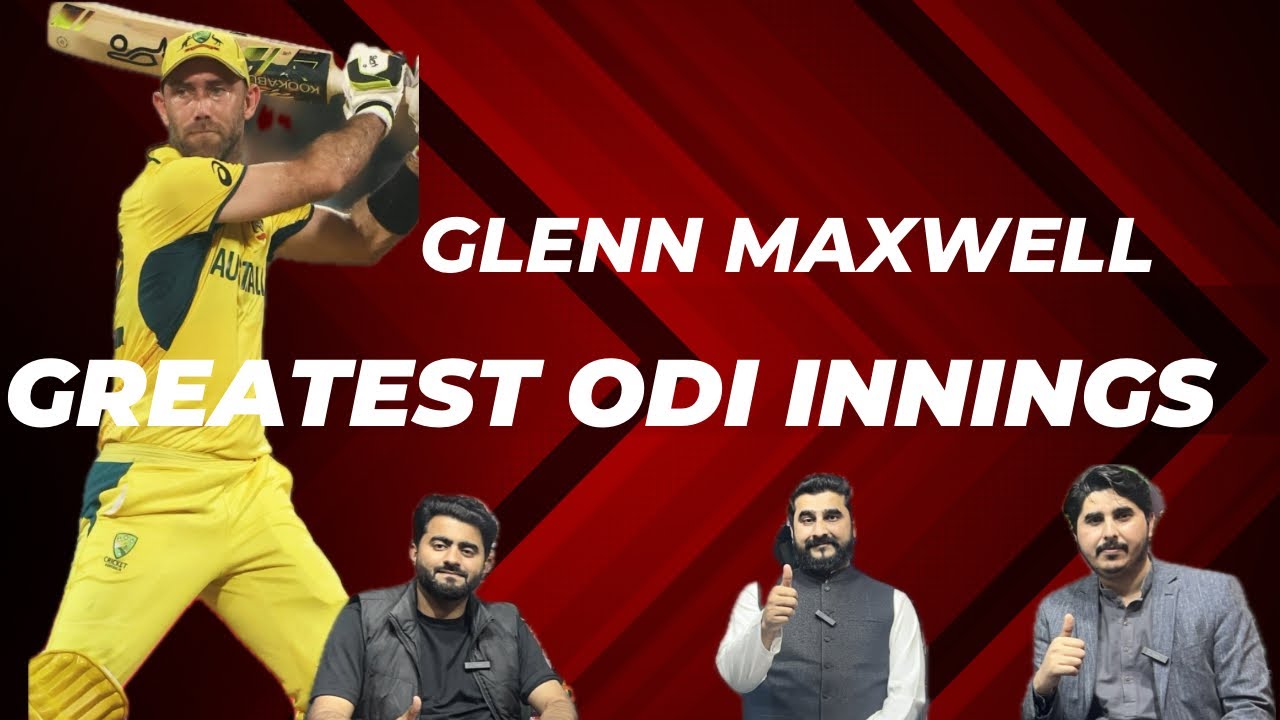 World Cup : 2023 | AUS vs AFG | Maxwell Magic | Greatest ODI Knock ...