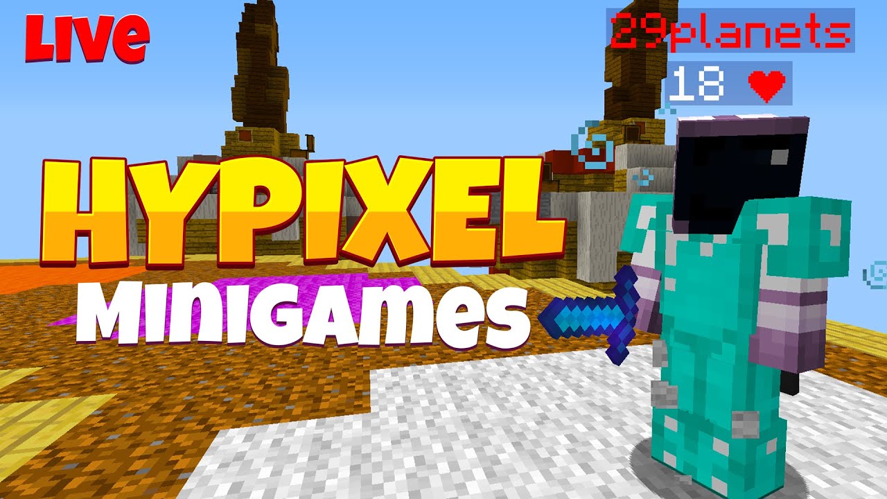 Hypixel Minigames Livestream #44 - YouTube