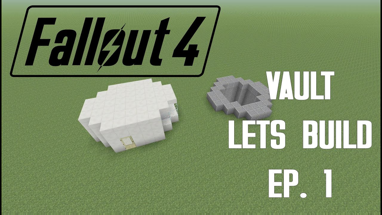 Fallout 4 Vault Minecraft Lets Build (Episode 1) - YouTube