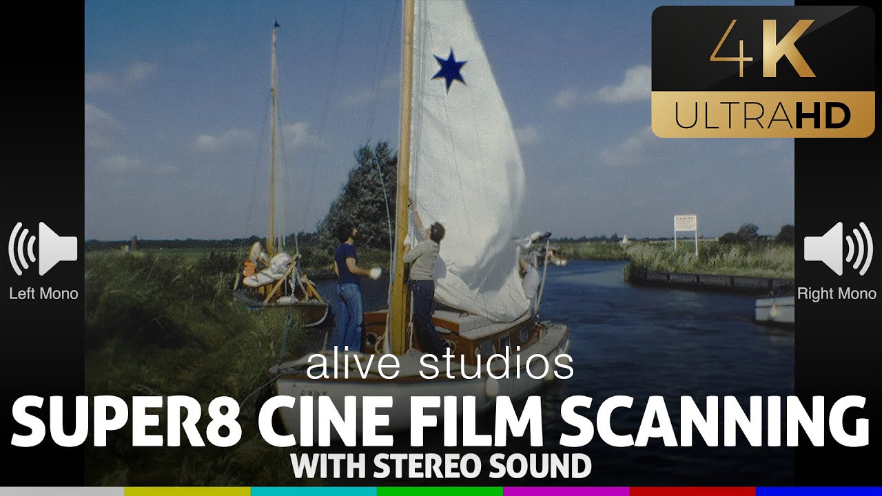 8mm Cine Film with stereo sound stripe scanned in 5K (remastered in ...