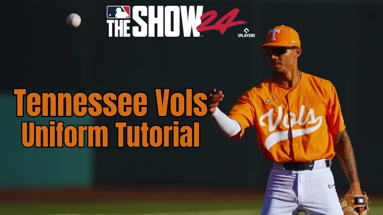 Tennessee Vols Uniform Tutorial In MLB The Show 24! - YouTube