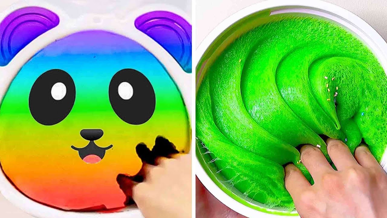 3 Hours Of Oddly Satisfying Slime Adventure - Relaxing When Stressed or ...