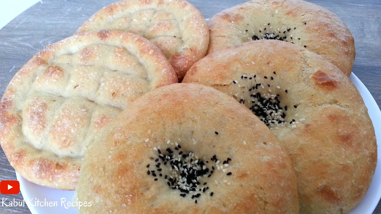 Afghan Uzbeki Naan Recipe - Soft and Fluffy Homemade Bread نان ازبکی ...