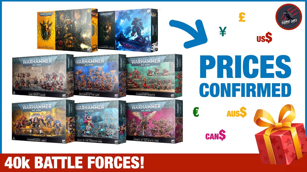 GLOBAL PRICES CONFIRMED FOR 40K BATTLE FORCE SETS - Great Way To Start ...