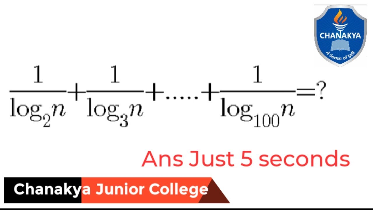 Logarithm tricks for nda| Logarithm and it's properties vid 2| NDA ...