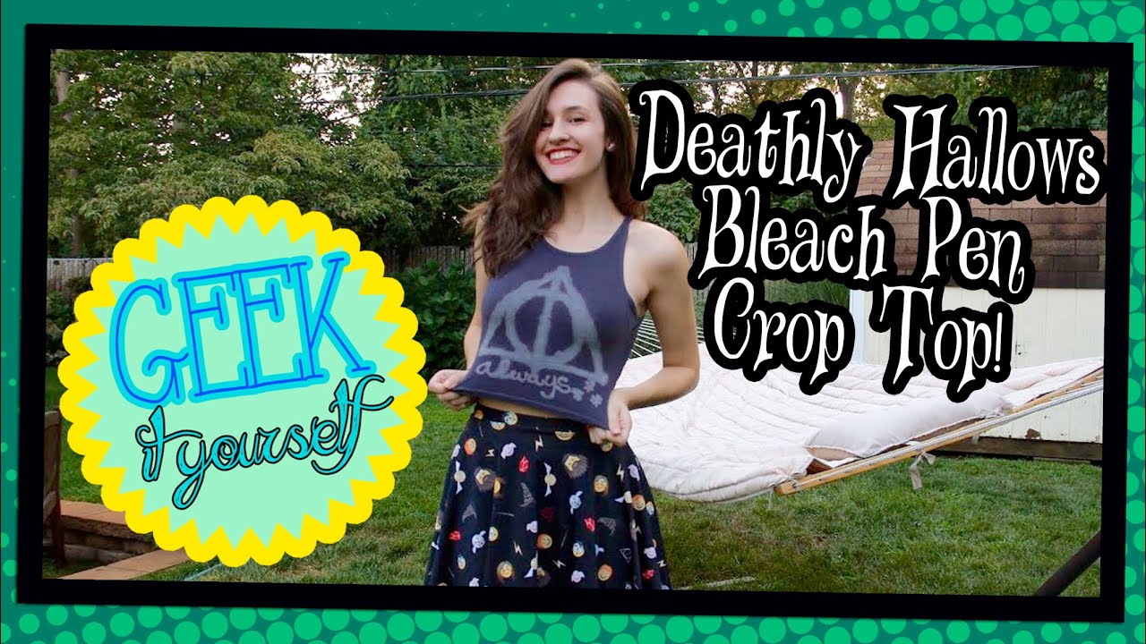 GEEK-IY: Deathly Hallows Crop Top! || Shut Up Kristen! - YouTube
