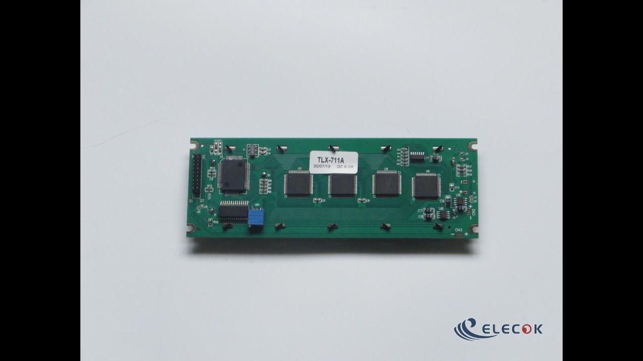 Ecran LCD Panel Type TLX-711A Replacement With backlight - YouTube