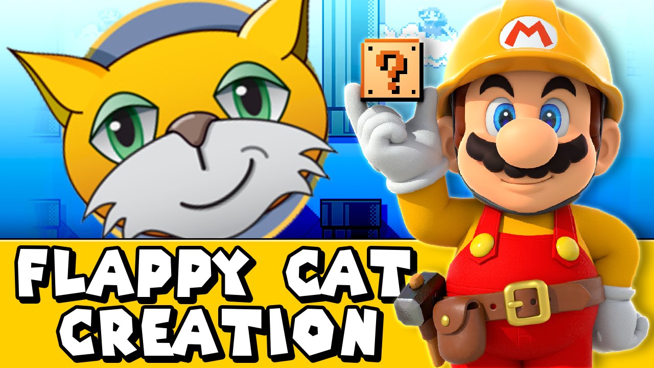 Super Mario Maker: Flappy Cat (Creation #1) - YouTube