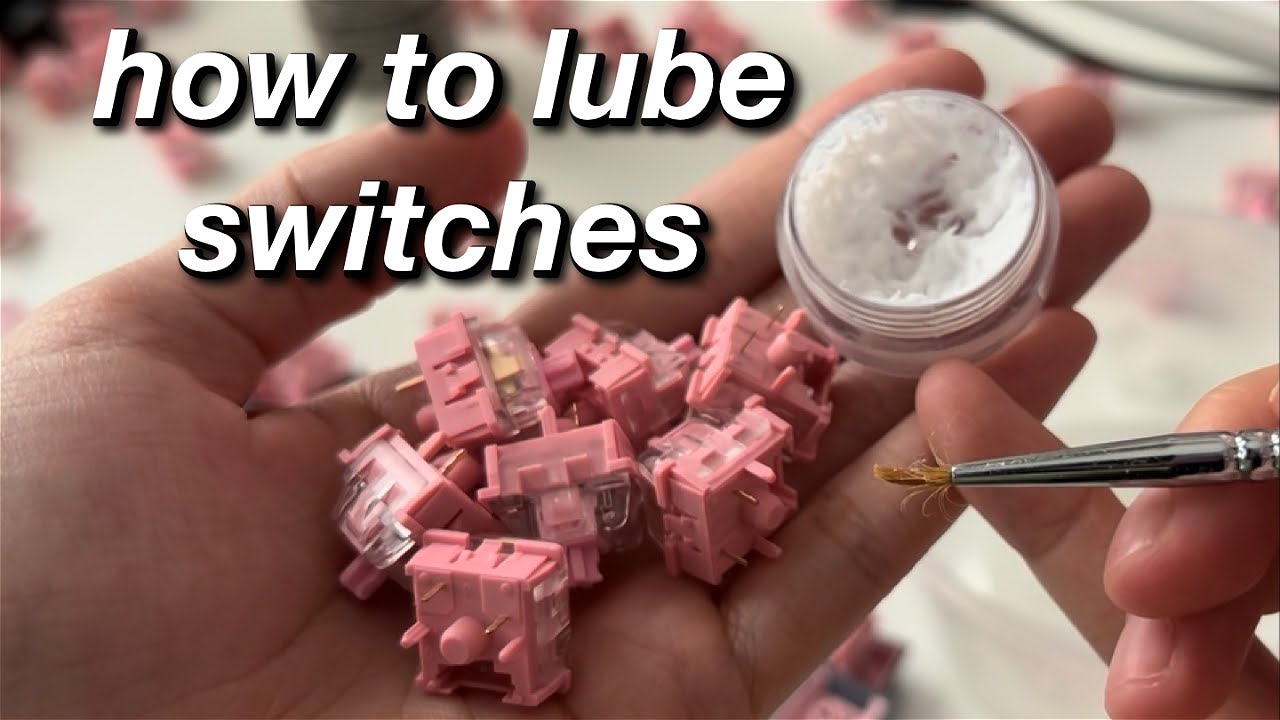 how i lube my switches (step by step) - YouTube