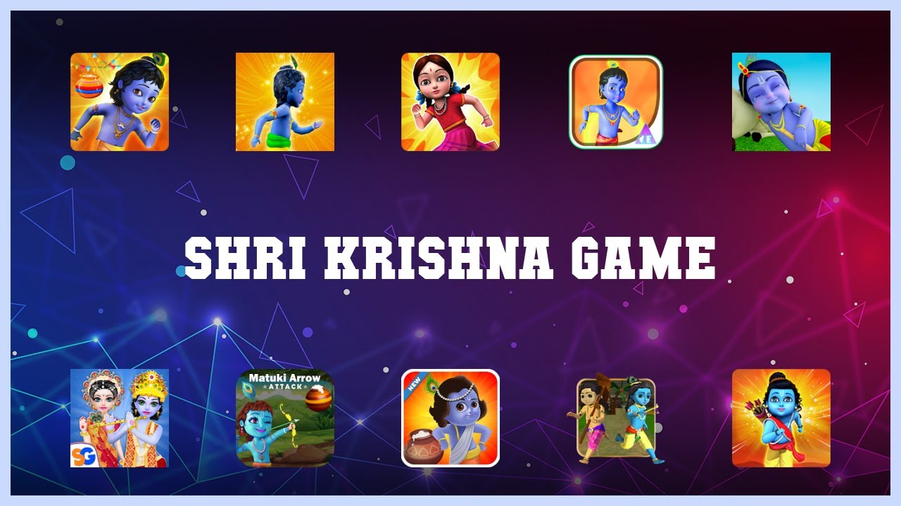 Top 10 Shri Krishna Game Android Apps - YouTube