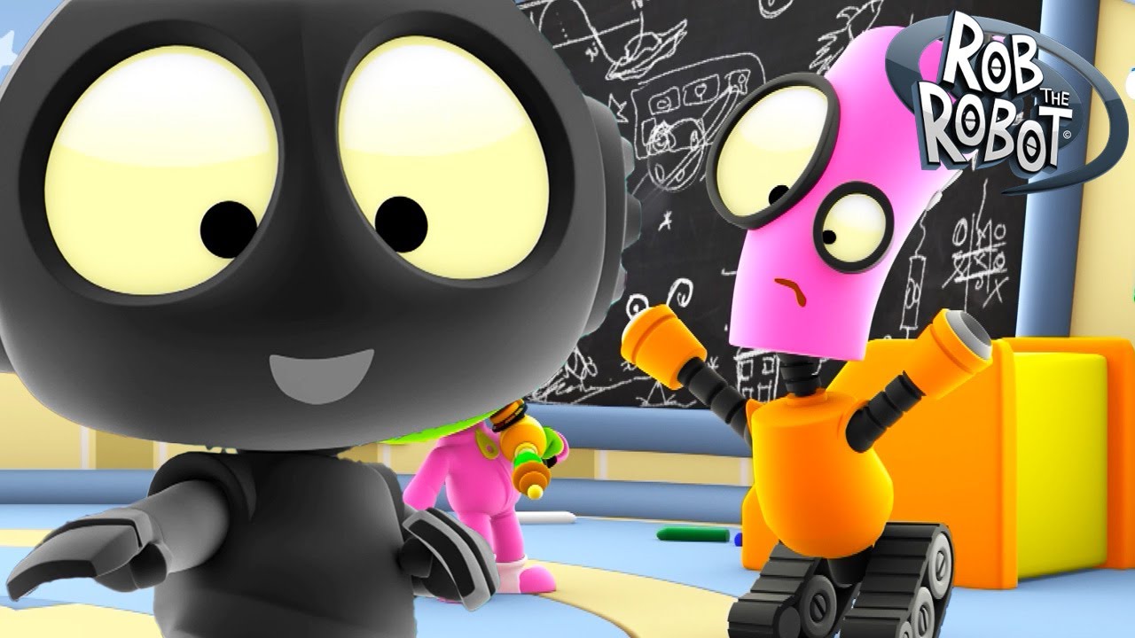 Color Confusion | Rob the Robot & Friends - Funny Kids TV - YouTube