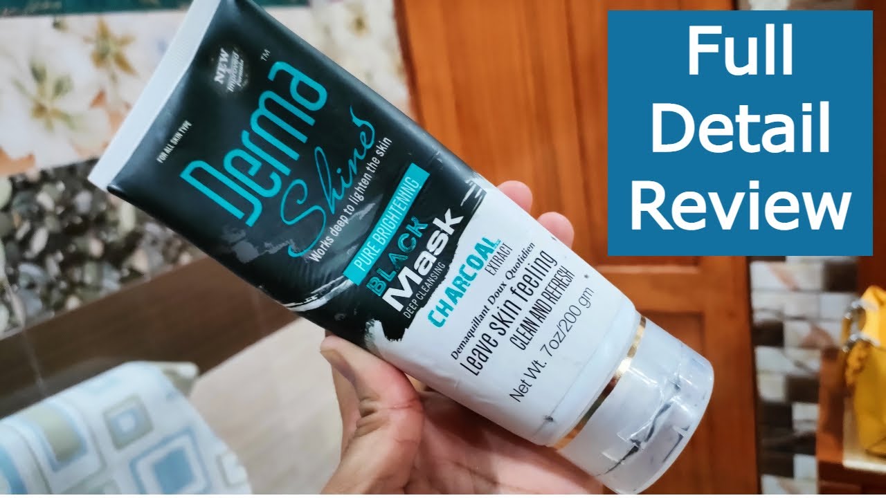 Derma shine black mask review || Honest Reviews from Pakistan - YouTube