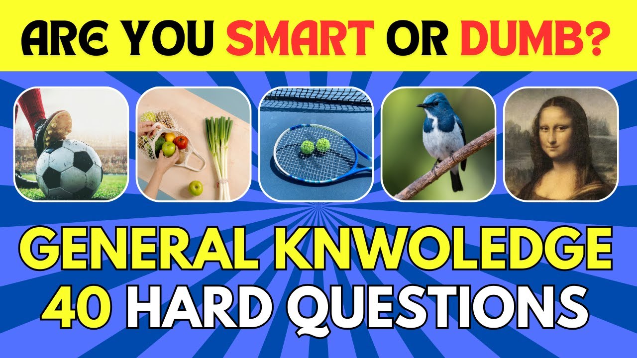 Can You Answer These 40 Hardest Trivia Questions? 😱 | Ultimate ...