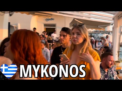 MYKONOS GREECE | MYKONOS ISLAND BEACH&RESTURANTS VLOG 2022 | MYKONOS WALKING TOUR 4K |WORLD TOUR