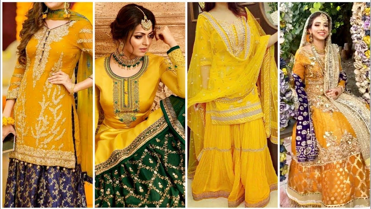 Mayon Dresses Designs// Mehndi Dresses Designs 2021 // Mehndi Dress ...