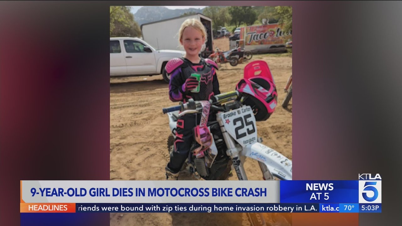 Girl, 9, dies in motocross accident in SoCal - YouTube